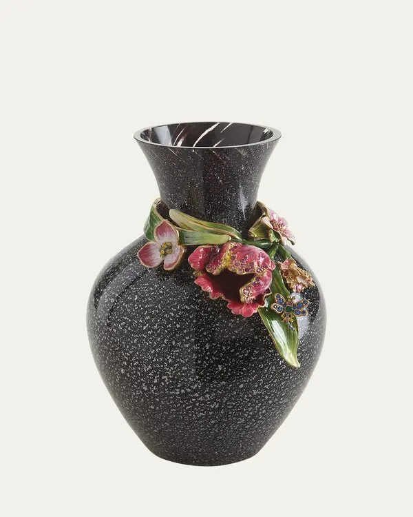 JAY STRONGWATER Tulip Vase - Multi