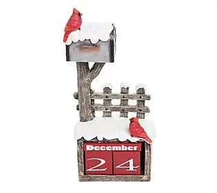 C&F HOME Cardinal Mailbox Calendar