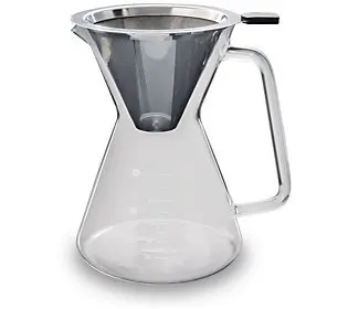 THE LONDON SIP London Sip 4-cup Glass Pour-over Carafe With Re Usable Filter