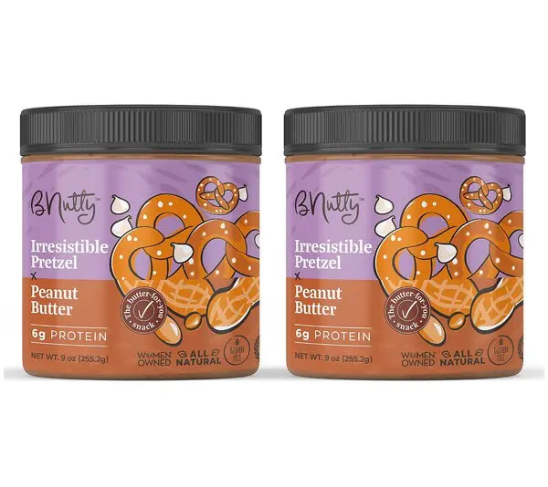 B.NUTTY 9 Oz. Bnutty Irresistible Pretzel Gourmet P Anut Butter