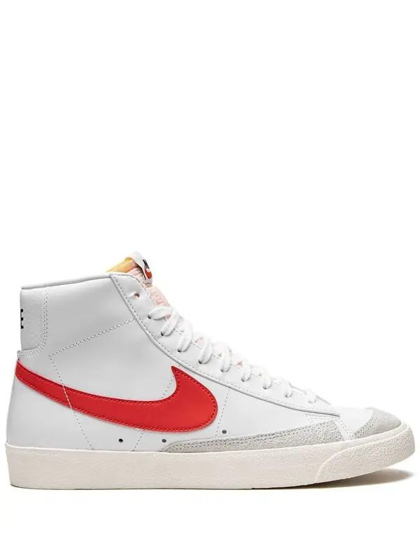 Nike Blazer Mid '77 Vintage Mismatched Swoosh Sneakers - White