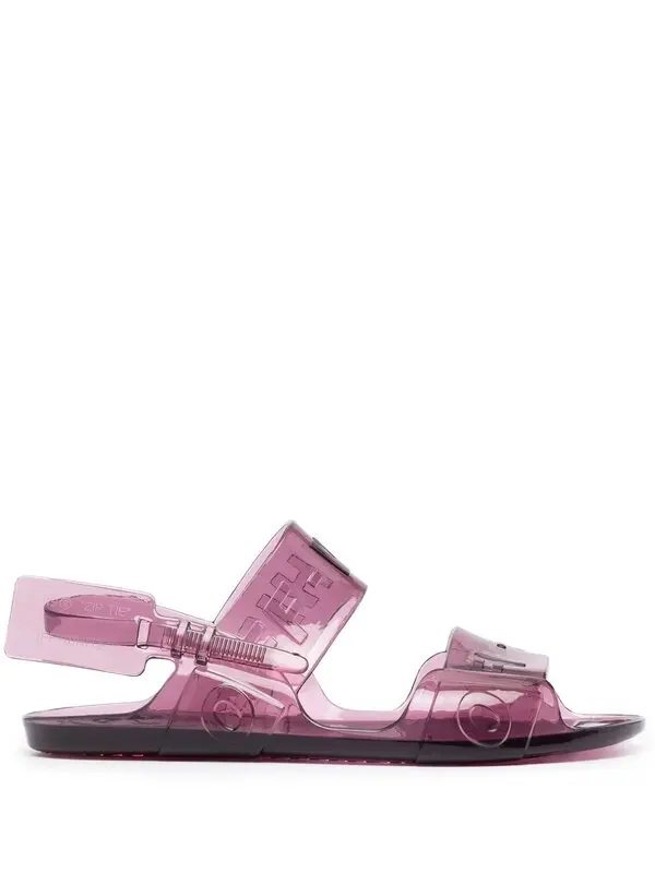 Off-White Debossed-logo Slingback Sandals