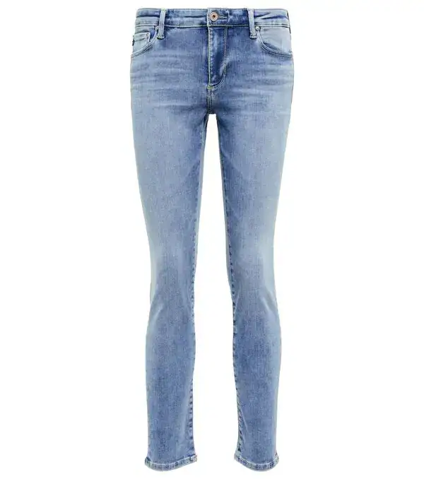 Ag Prima Ankle Skinny Jeans In Blue 30% Off Editorialist