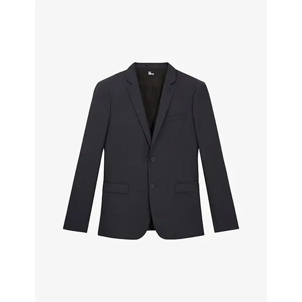 The Kooples Single-breasted Slim-fit Wool Suit Jacket