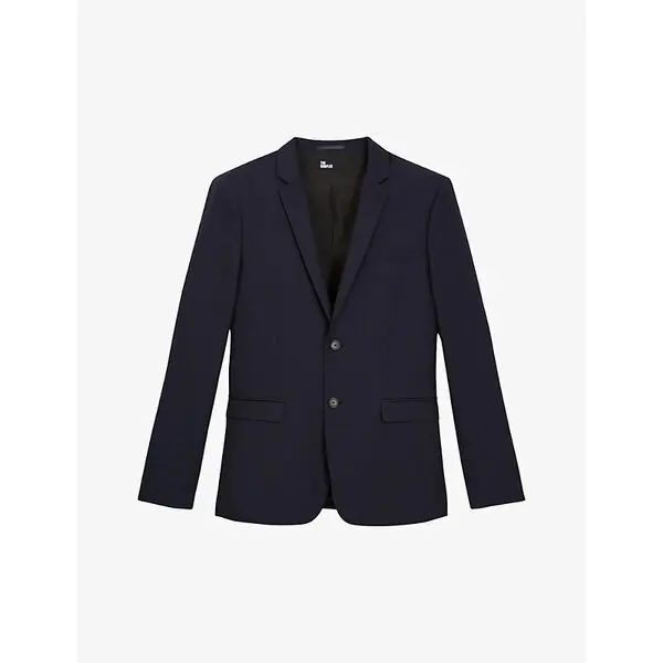 The Kooples Straight-cut Single-breasted Wool Blazer