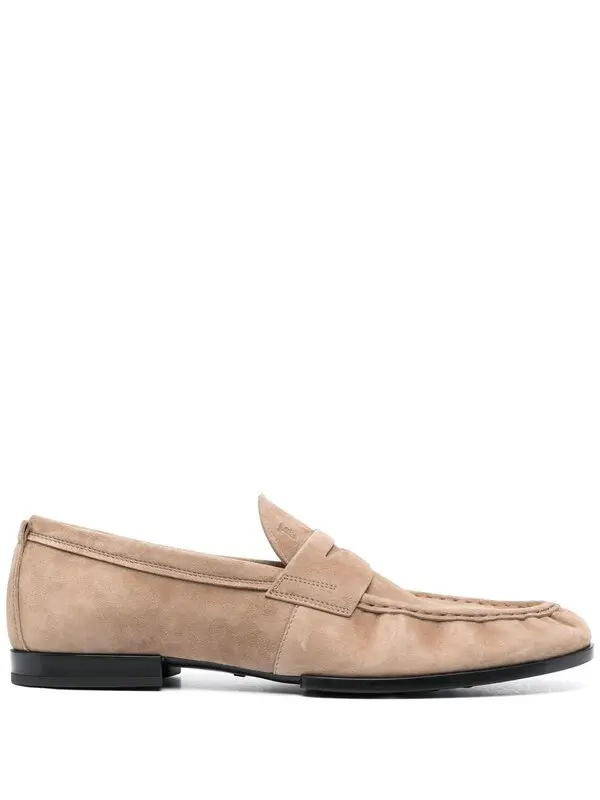 TOD'S Embossed-logo Loafers