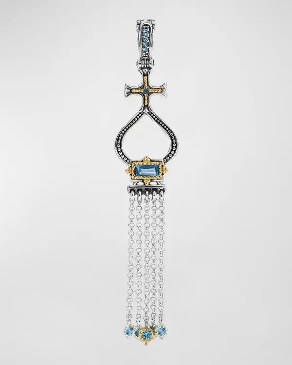 Konstantino Dome Spinel Tassel Pendant