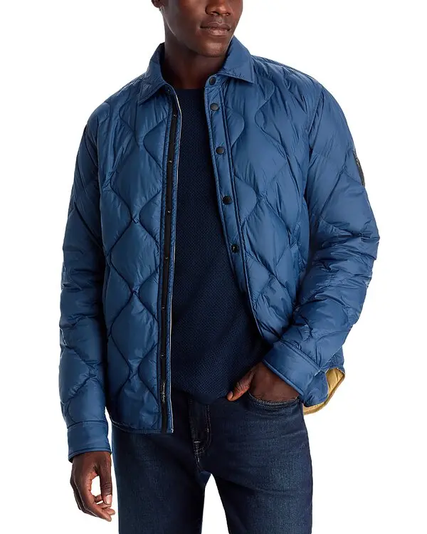 Rag & Bone Icons Padded Dane Shirt Jacket - Ombre