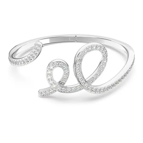 SWAROVSKI Fluenta Bangle - White | Editorialist