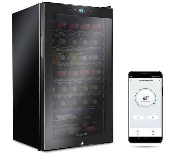 IVATION 34-bottle Wine Cooler W/lock & Wi-fi