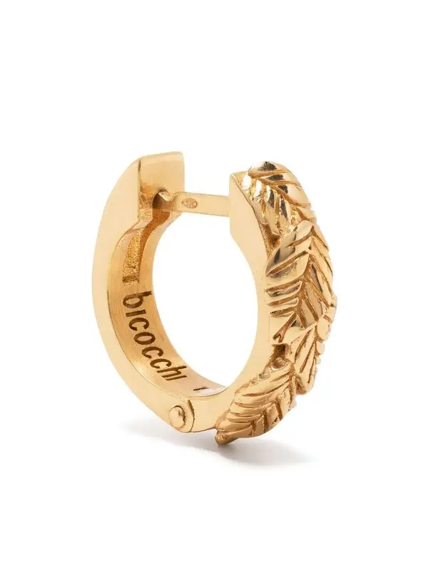 Emanuele Bicocchi Leaf Hoop Earring