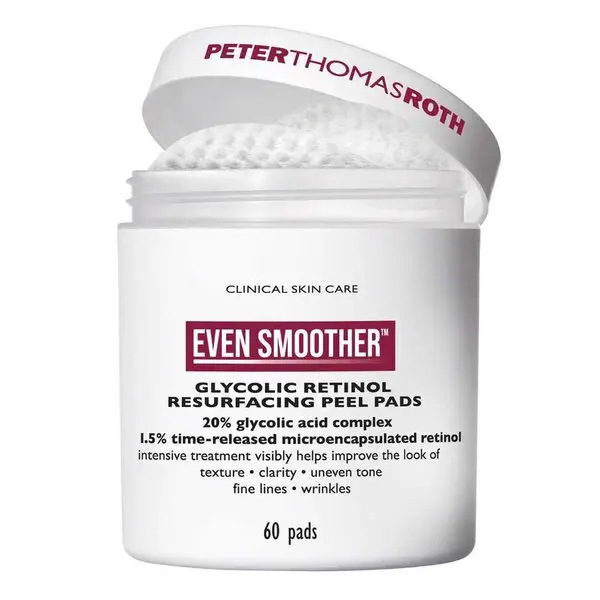 PETER THOMAS ROTH Even Smoother Glycolic Retinol Resurfacing Peel Pads - One-color