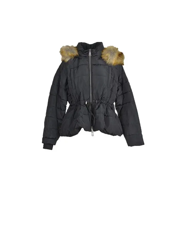 MANILA GRACE Padded Jacket - Black | Editorialist
