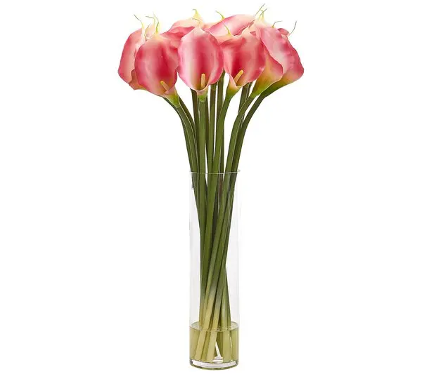 NEARLY NATURAL 28' Calla Lilly Arrangement By