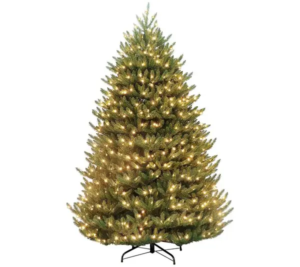 PULEO INTERNATIONAL 7.5' Canadian Balsam Fir Christmas Tree W/sure