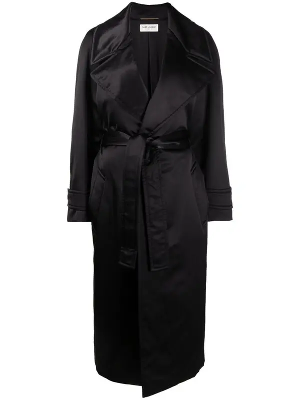 Saint Laurent Notched-lapel Single-breasted Coat