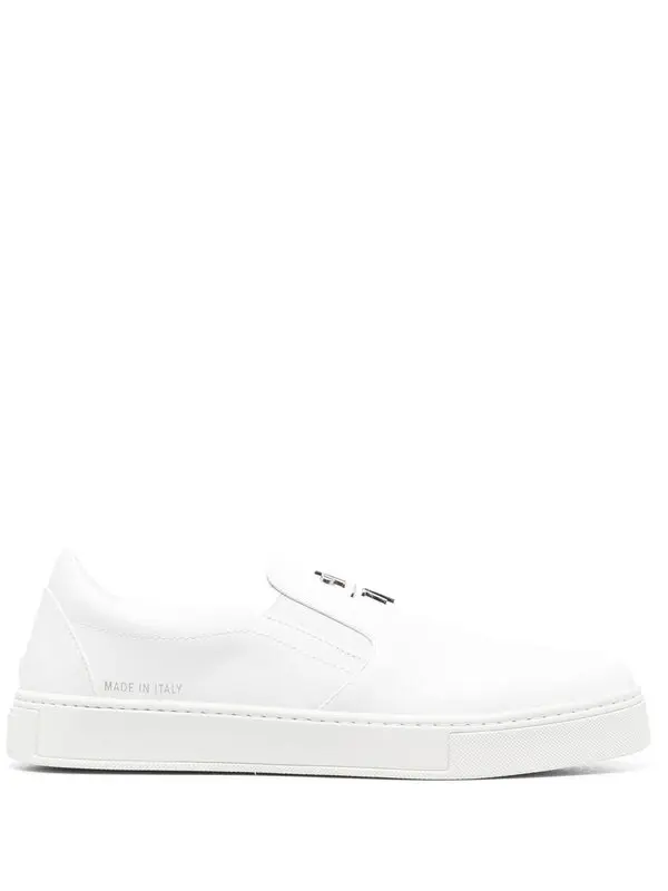Philipp Plein Logo-plaque Slip-on Sneakers