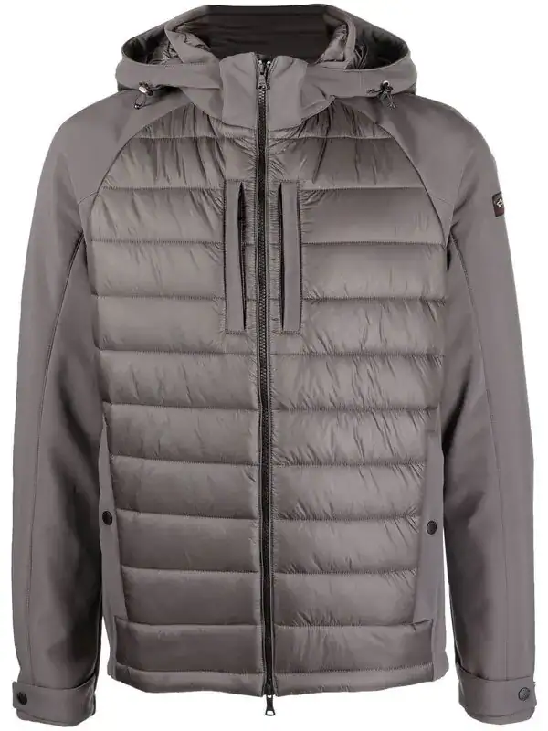 Paul & Shark Hybrid Padded Jacket - Grey | Editorialist
