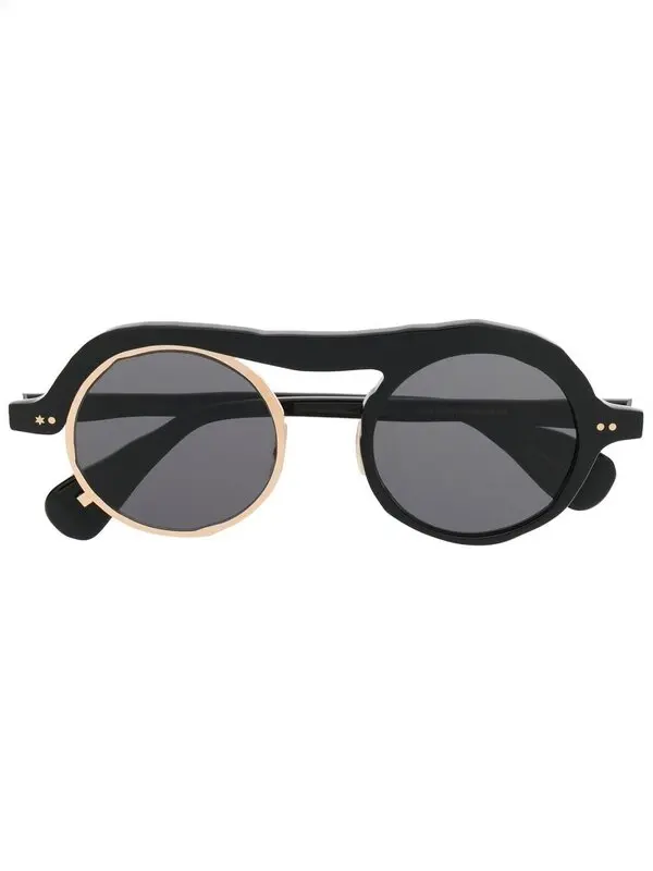 MASAHIROMARUYAMA Two-tone Round Frame Sunglasses