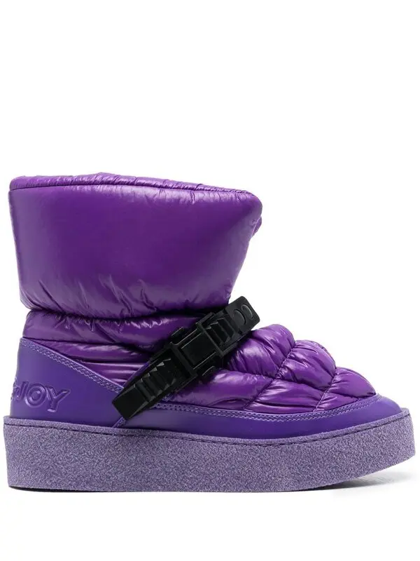 Khrisjoy Padded Ankle Boots - Purple