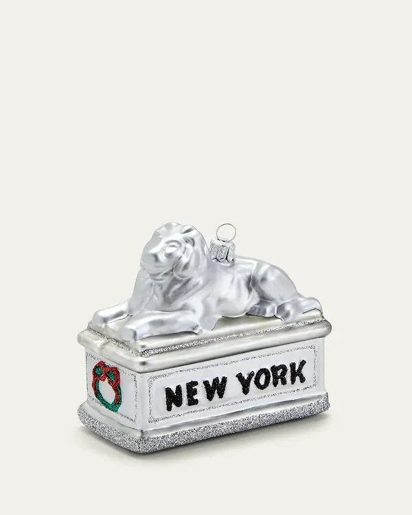 EXCLUSIVE Library Lion Christmas Ornament