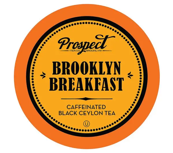 TWO RIVERS COFFEE Prospect Tea 40-count Black Ceylon Tea Pods