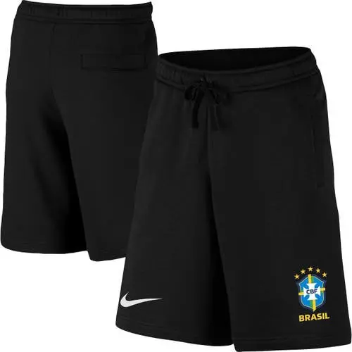 Nike Brazil National Team Club Fleece Shorts - Black | Editorialist