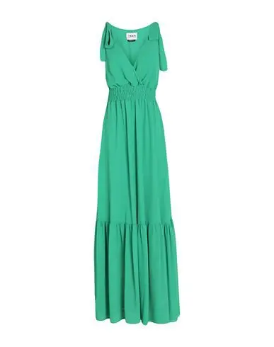 BERNA Maxi Flared Dress - Green