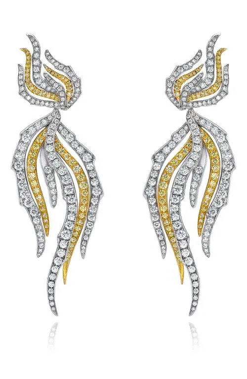 MINDI MOND Diamond Drop Earrings