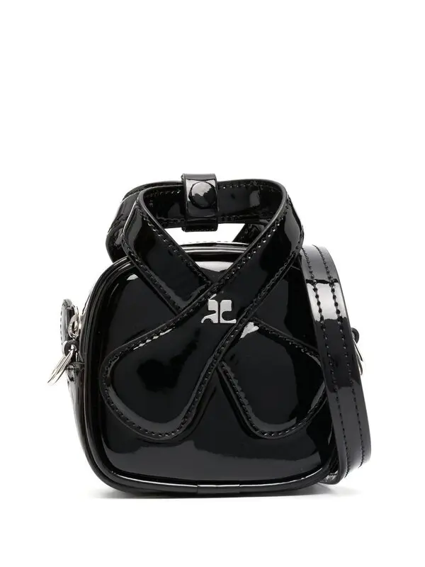 COURREGES Loop High-shine Mini Bag