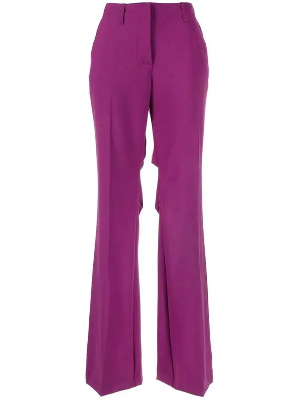 Off-White Mid-rise Flared Trousers