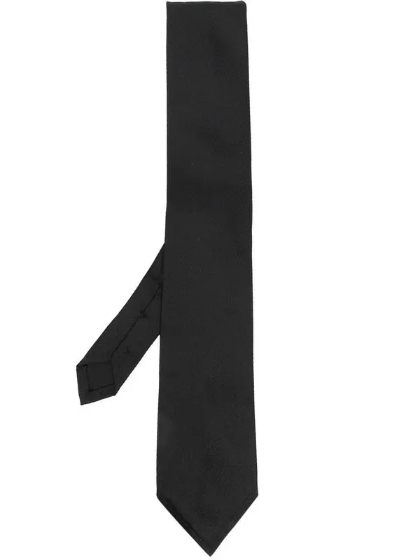 Dsquared2 Silk Jacquard Neck Tie - Black