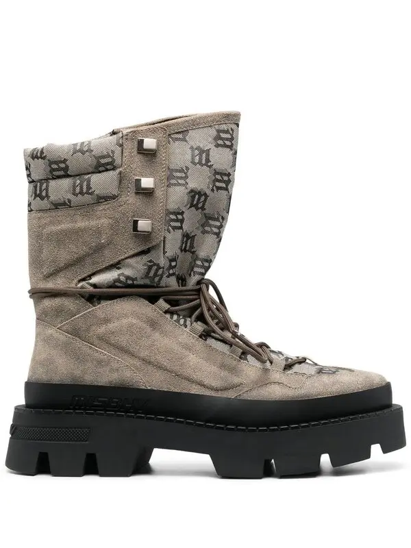 MISBHV Logo Print High-top Sneakers