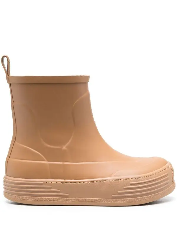 Palm Angels Round-toe Ankle Boots