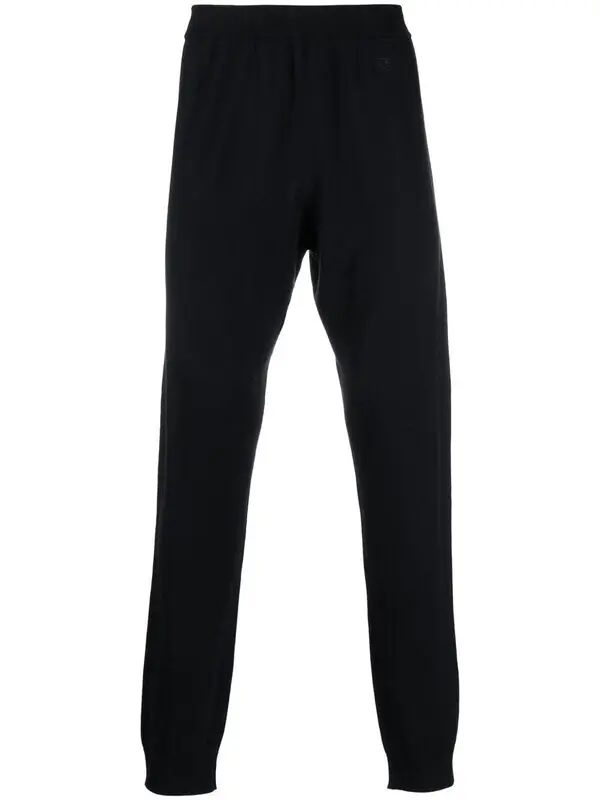 Corneliani Jersey-knit Track Pants - Blue