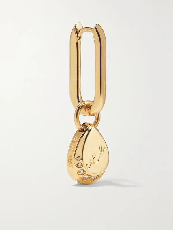 FOUNDRAE 18-karat Diamond Single Earring