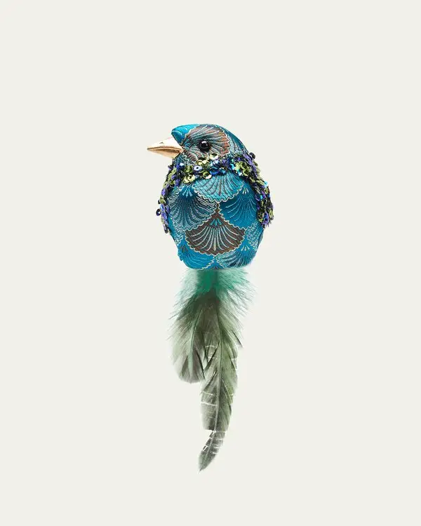 MARK ROBERTS Sparkling Bird Christmas Ornament
