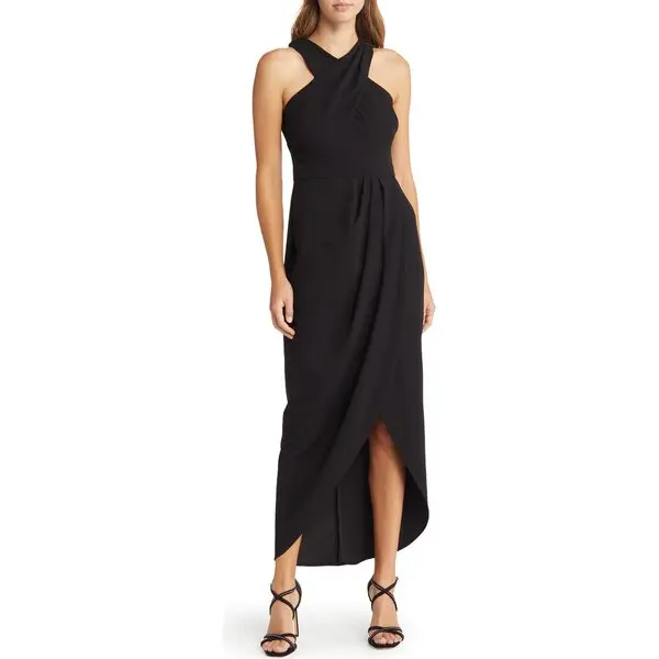 XSCAPE EVENINGS Halter Neck Midi Dress