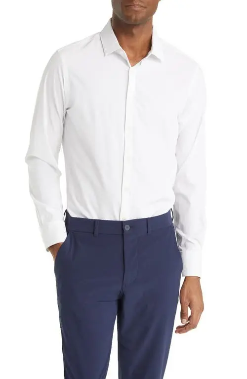 Mizzen+main Leeward Solid Performance Button-up Shirt