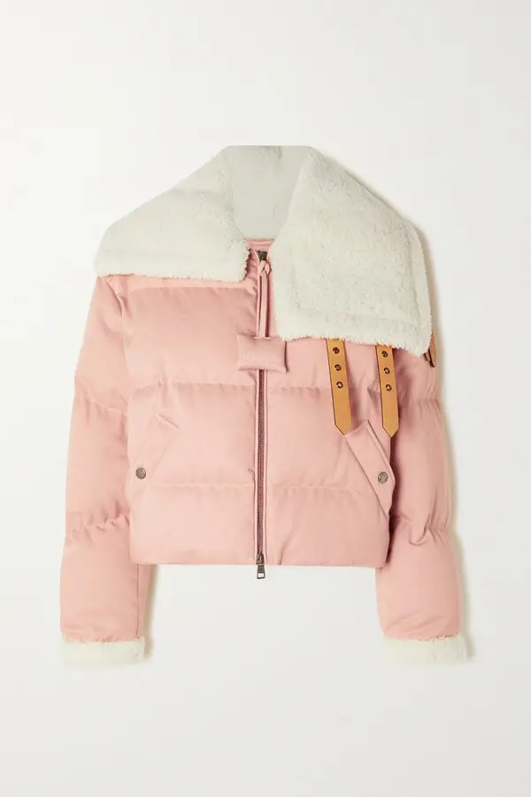 Moncler Jw Anderson Penygarder Quilted Denim Down Jacket