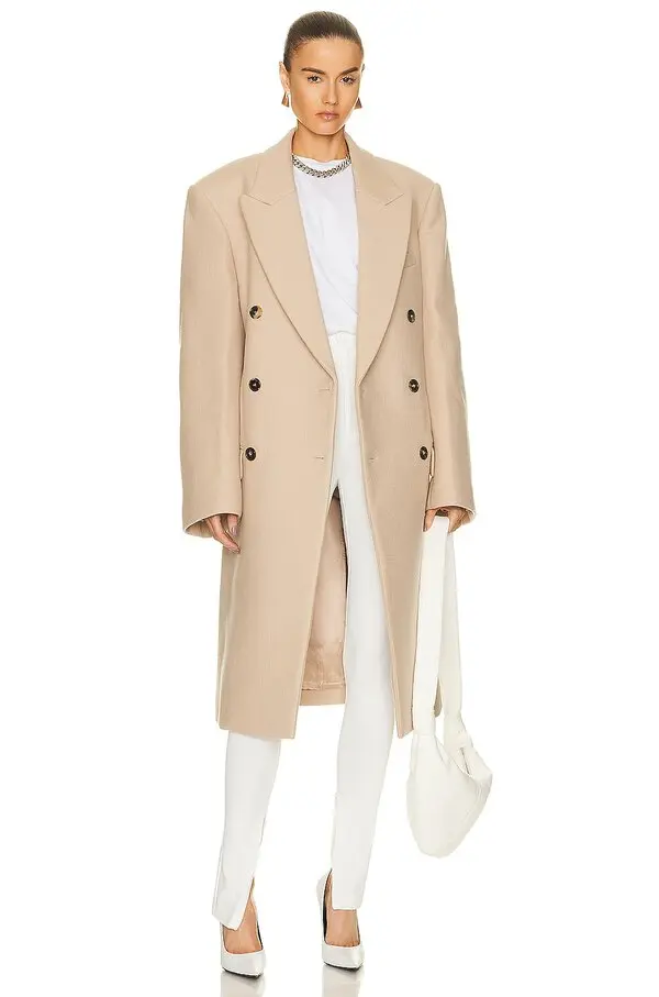 Wardrobe.NYC Hb Coat - Beige