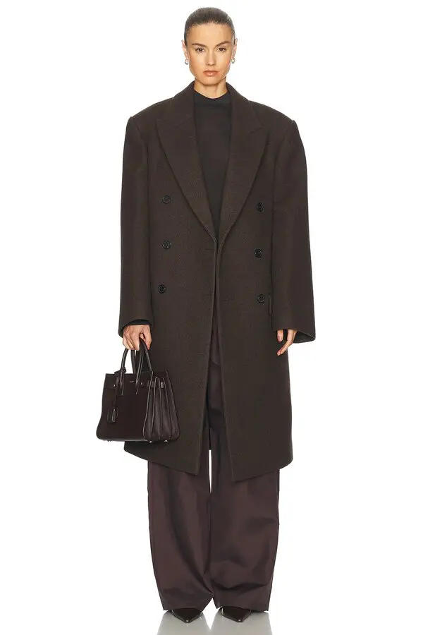 Wardrobe.NYC X Hailey Bieber Hb Coat - Dark Brown