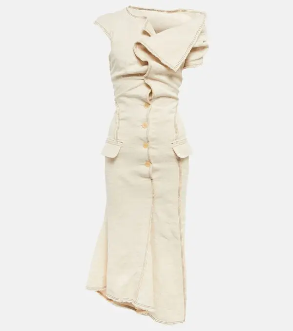 Jacquemus La Robe Camargue Midi Dress