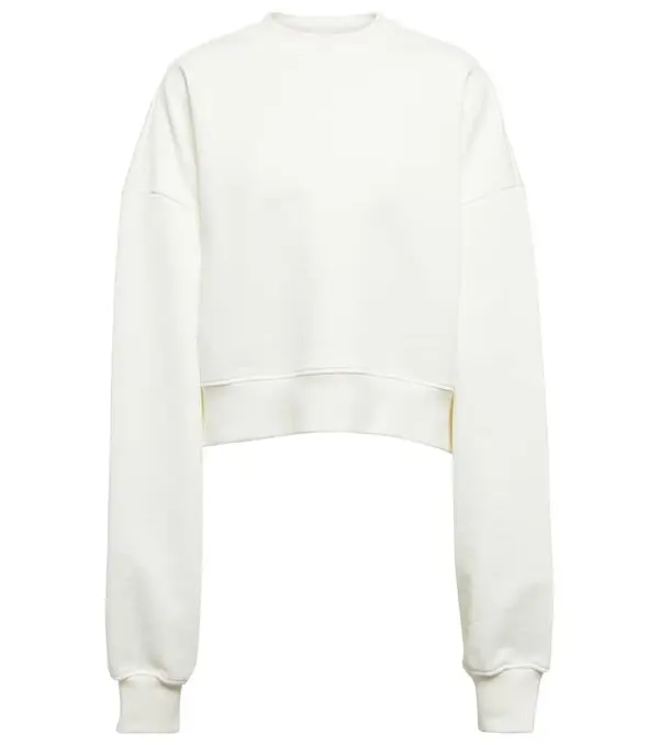 Wardrobe.NYC X Hailey Bieber Hb Cotton Fleece Sweatshirt - White