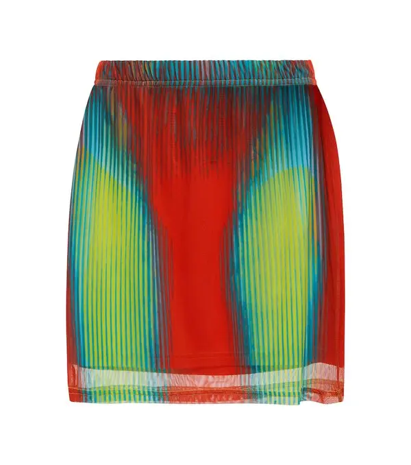 Y/project X Jean Paul Gaultier Printed Miniskirt
