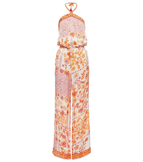 Poupette St Barth Isabelle Printed Jumpsuit - Multicoloured