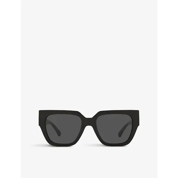 Versace Ve4409 Medusa-embellished Phantos Sunglasses - Black