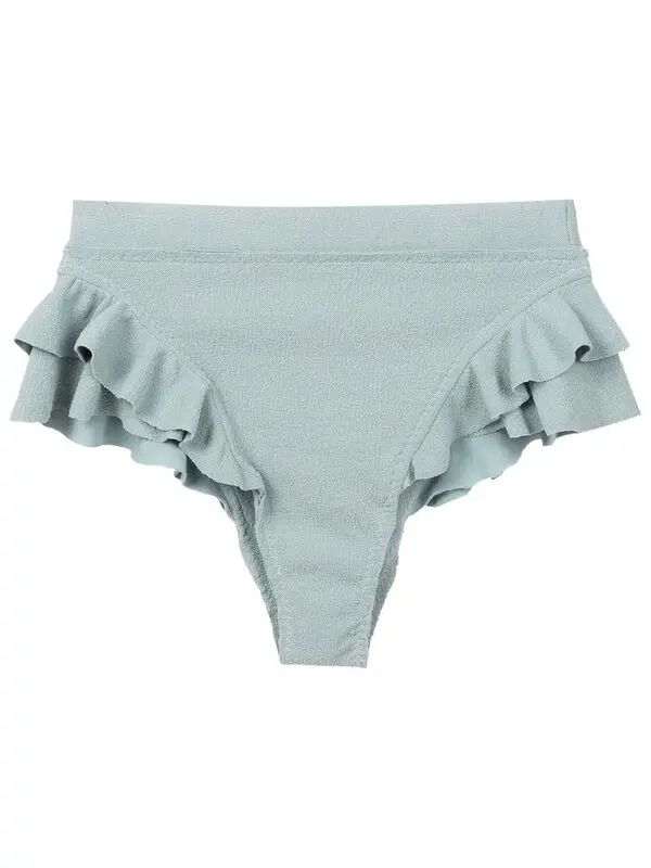 CLUBE BOSSA Turbe High-waist Bikini Bottom - Blue