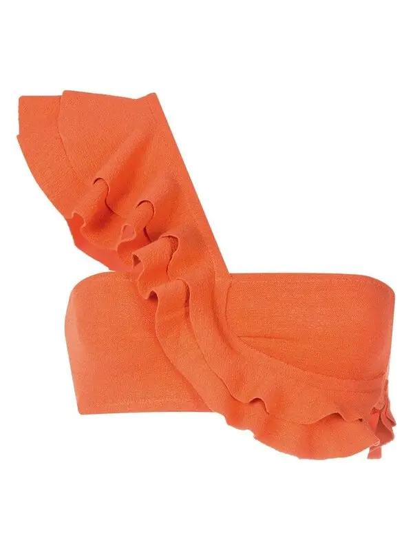 CLUBE BOSSA Malgosia One-shoulder Bikini Top - Orange