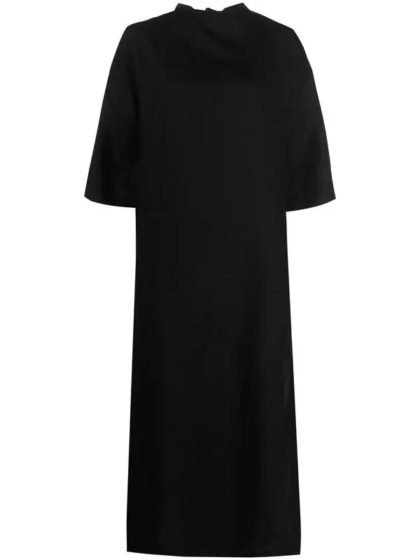 Zeus+dione Triiris Geometric-embroidered Linen Dress